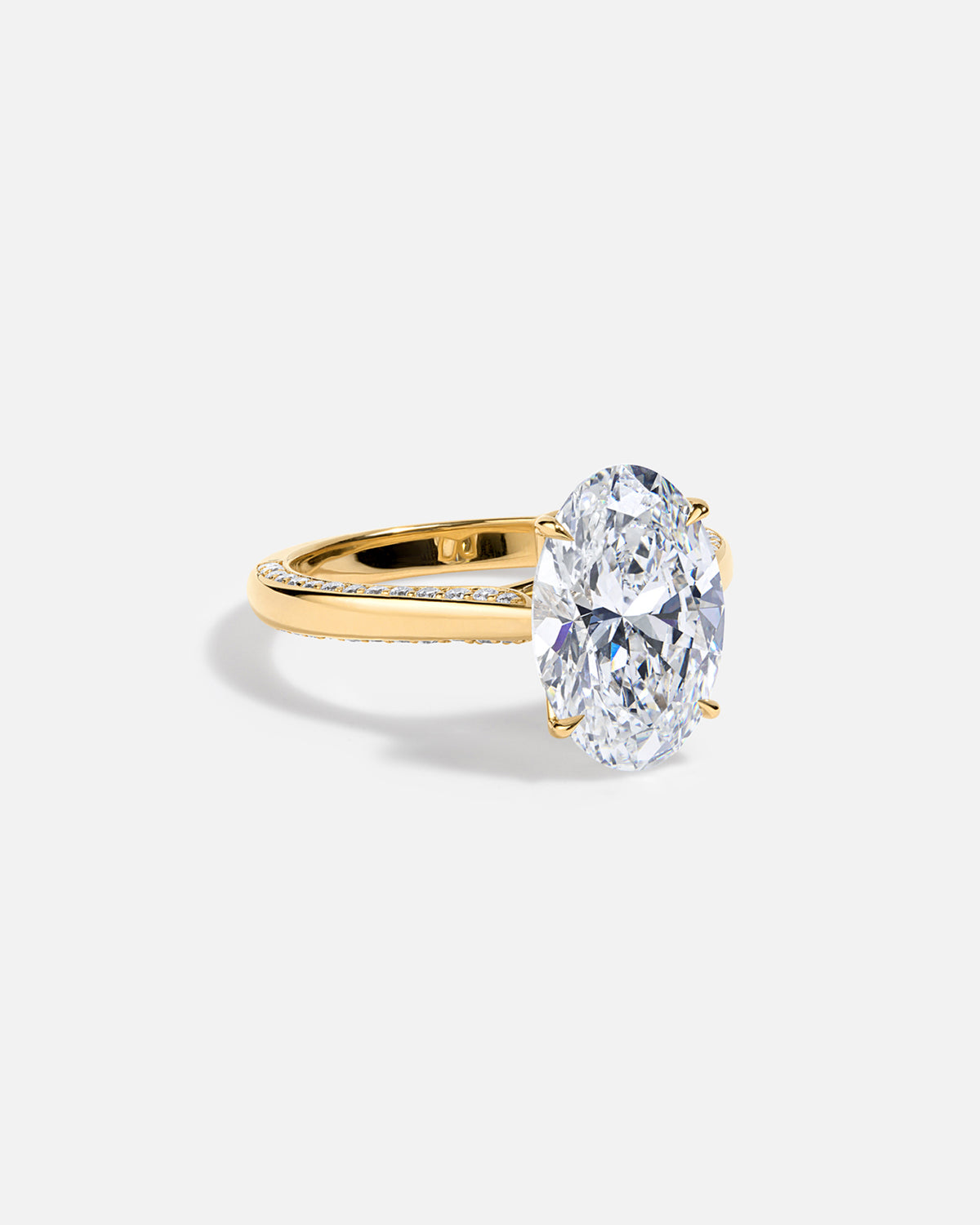 SIMI Floral Hidden Pavé Engagement Ring | ROEN NYC