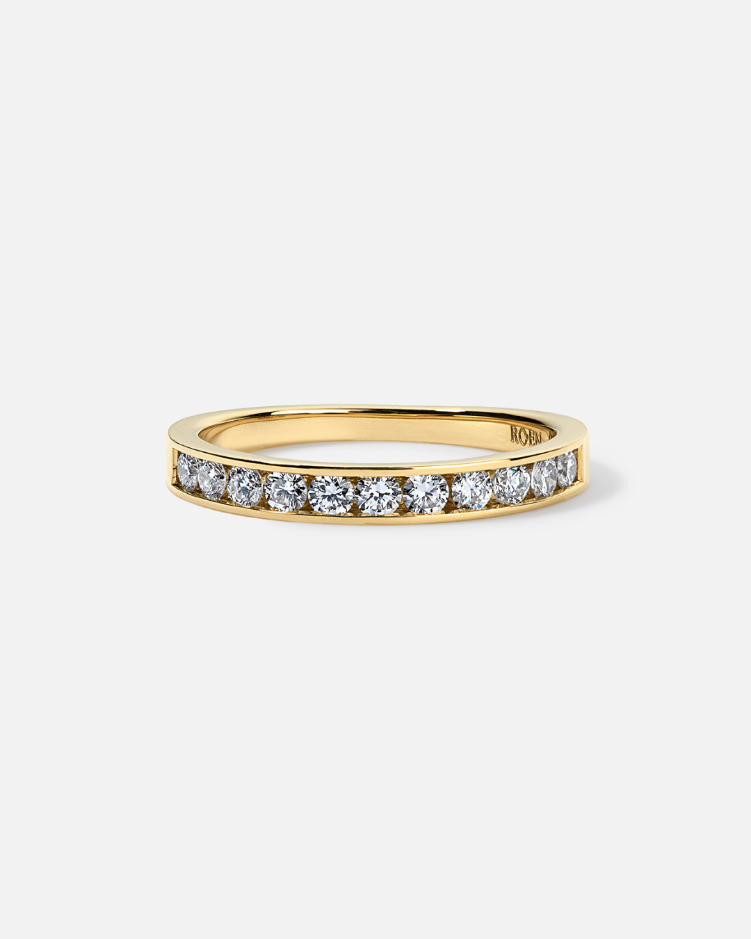SELENE Half Eternity Band – 18K Yellow Gold | ROEN – ROEN