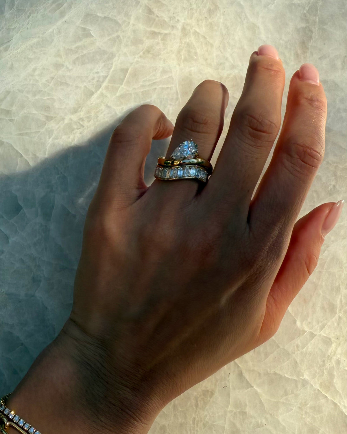 LAGUNA Wave Band | ROEN NYC | 18K, 20K, Platinum