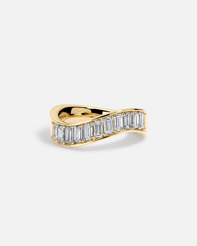 LAGUNA Wave Band | ROEN NYC | 18K, 20K, Platinum