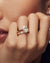 SIMI Floral Hidden Pavé Engagement Ring | ROEN NYC